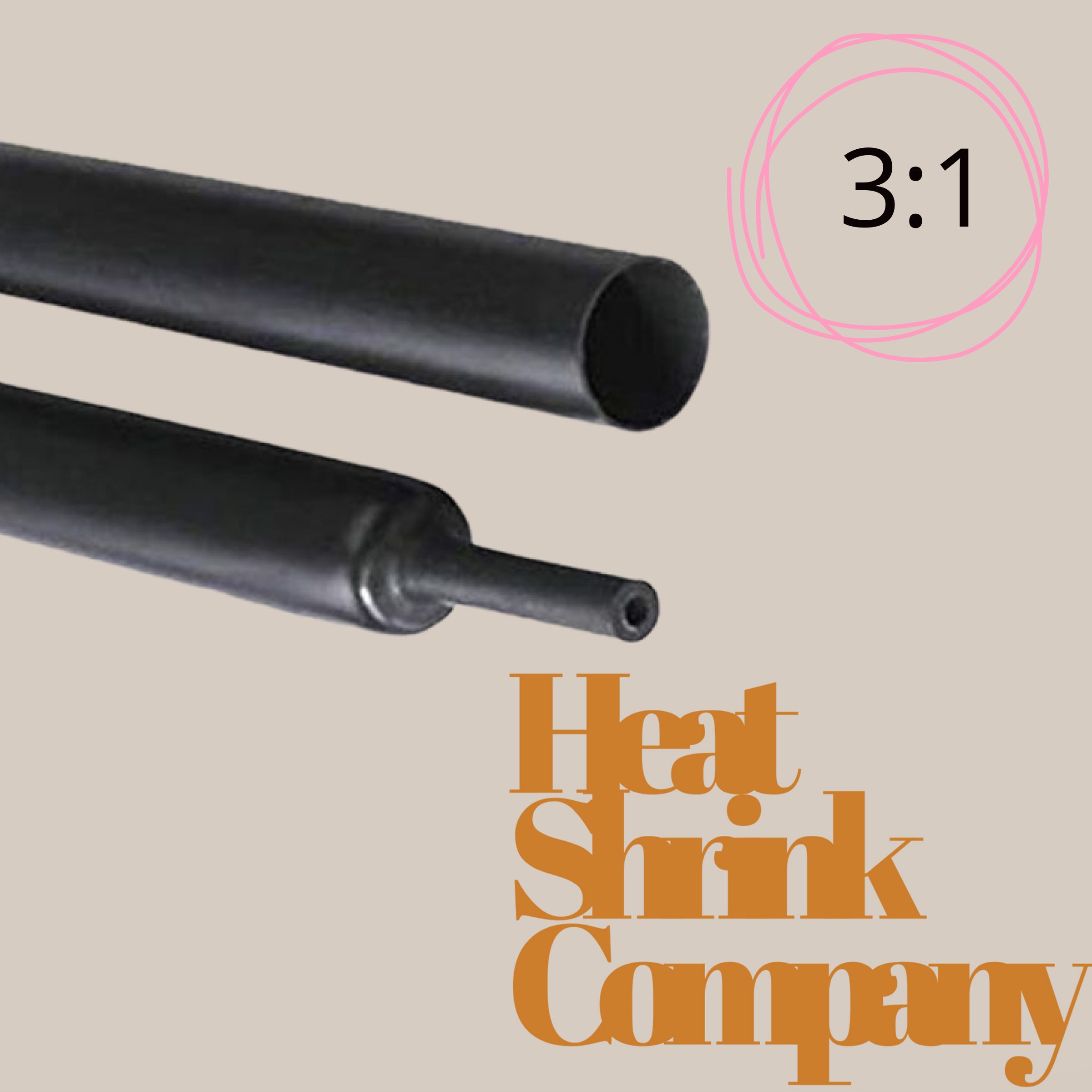 3:1 Heat Shrink Tubing - Non Adhesive – Heat Shrink Company