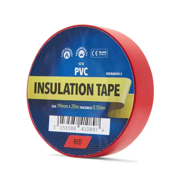 Red Electrical Tape 19mm - PVC Insulation Tape – Heat Shrink Company